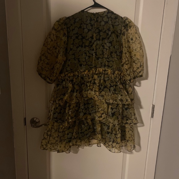 Ganni | Dresses | Ganni Ruffle Dress | Poshmark